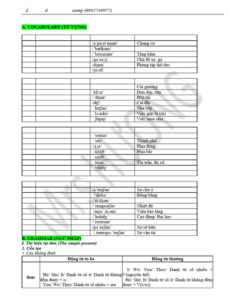 Lop 6 Chuong Trinh Global Tieng Anh Bai Tap | PDF