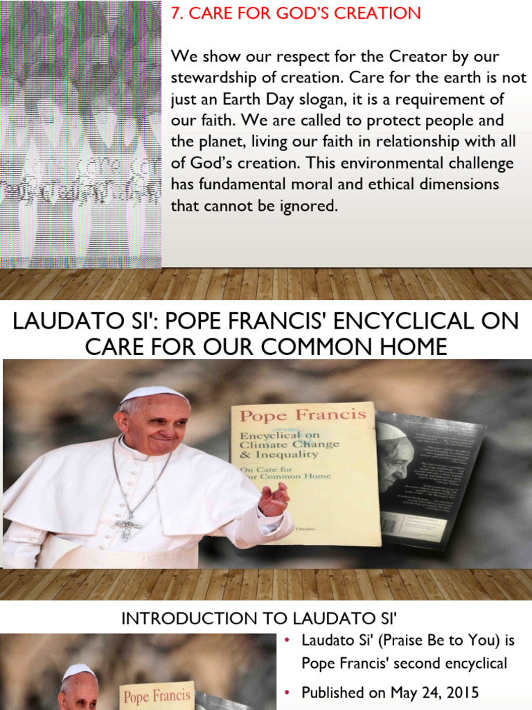 Laudato Si Pope Francis Encyclical On Care For Our Common Home | PDF ...