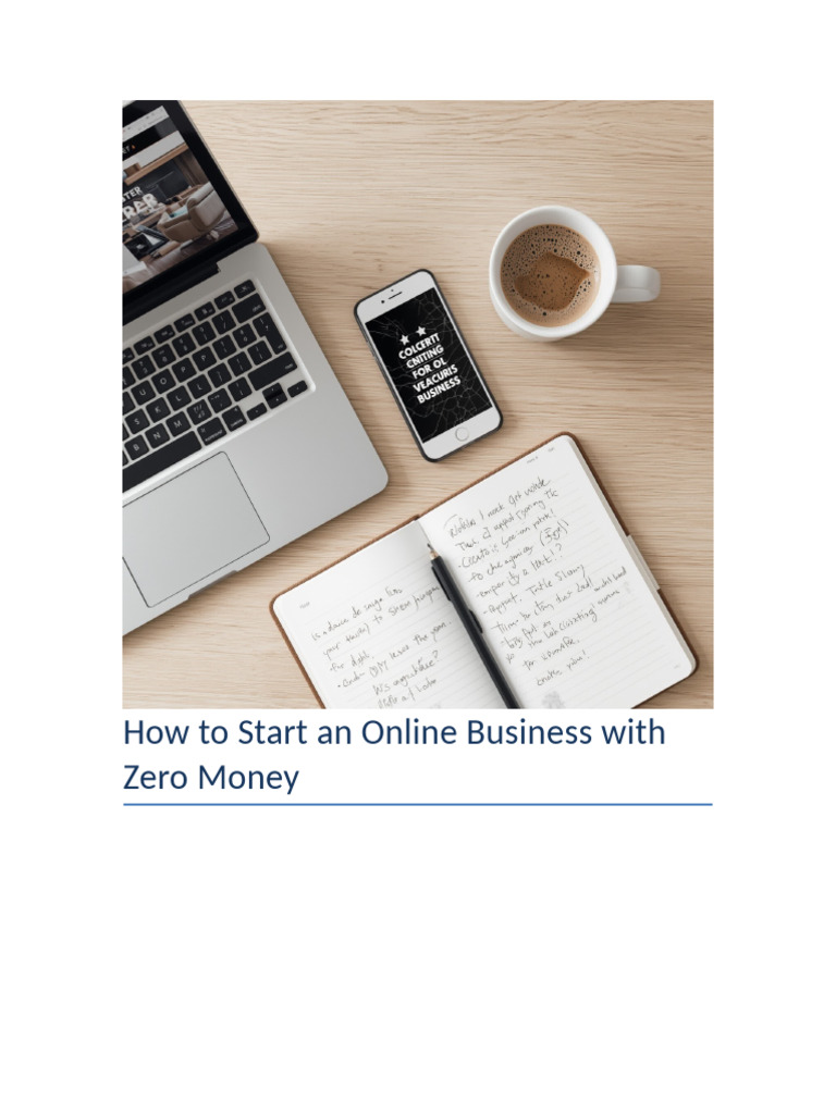 Start an Online Business for Free | PDF