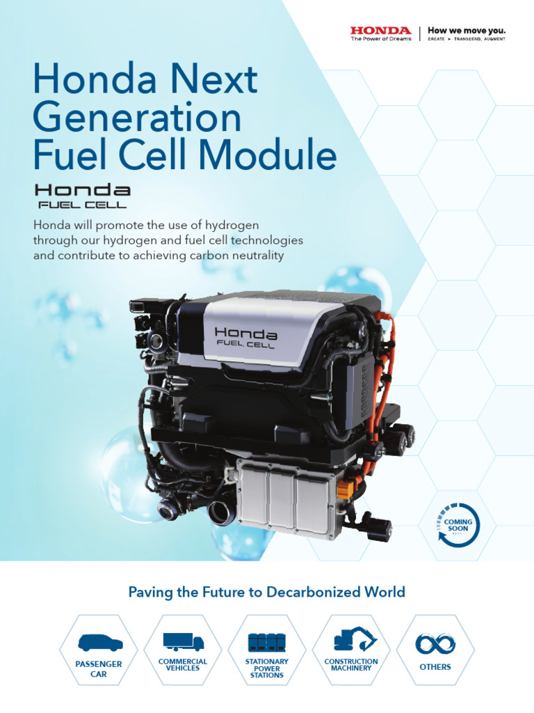 Honda Next Gen Fuel Cell Module Specs | PDF | Fuel Cell | Energy Technology