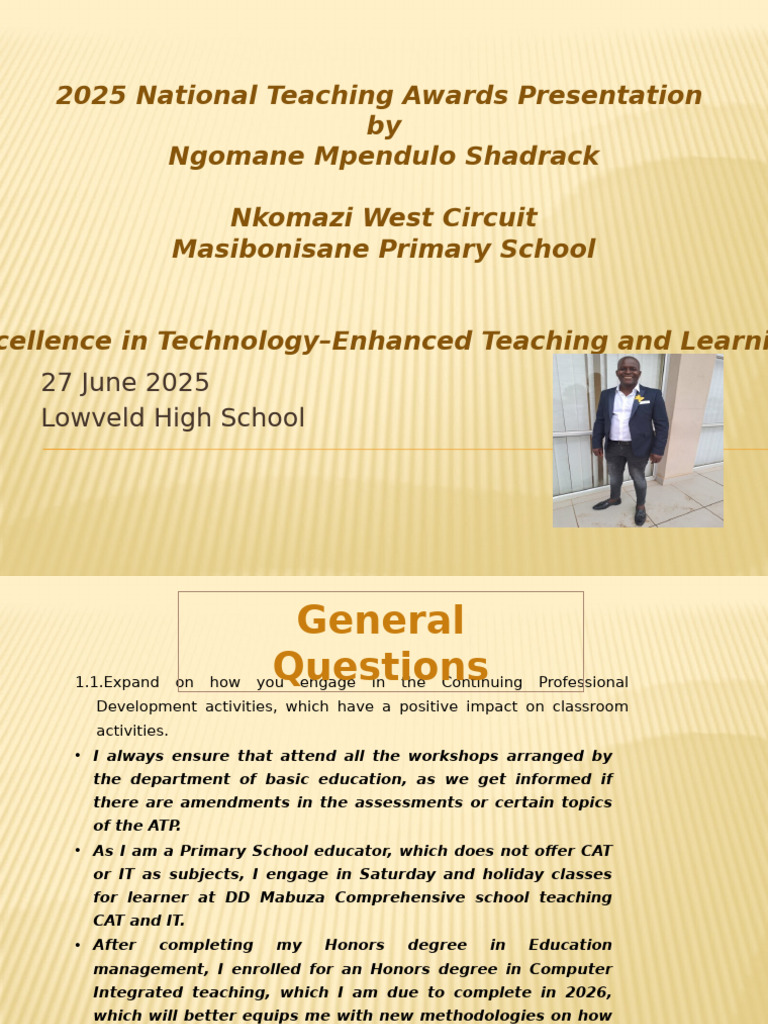 2025 NTA Presentation | PDF | Educational Technology | Learning