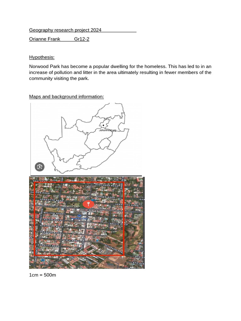 Norwood Park Homelessness Impact Study | PDF