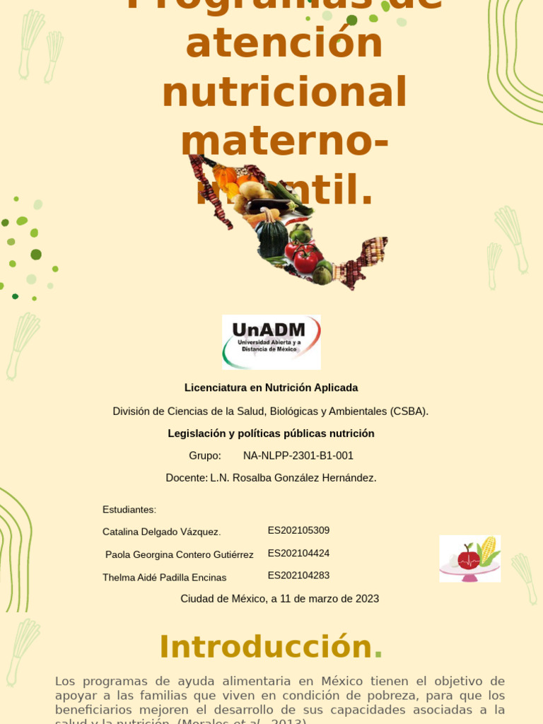 LPP U3 A2 Xxyz | PDF | Alimentos | Desnutrición
