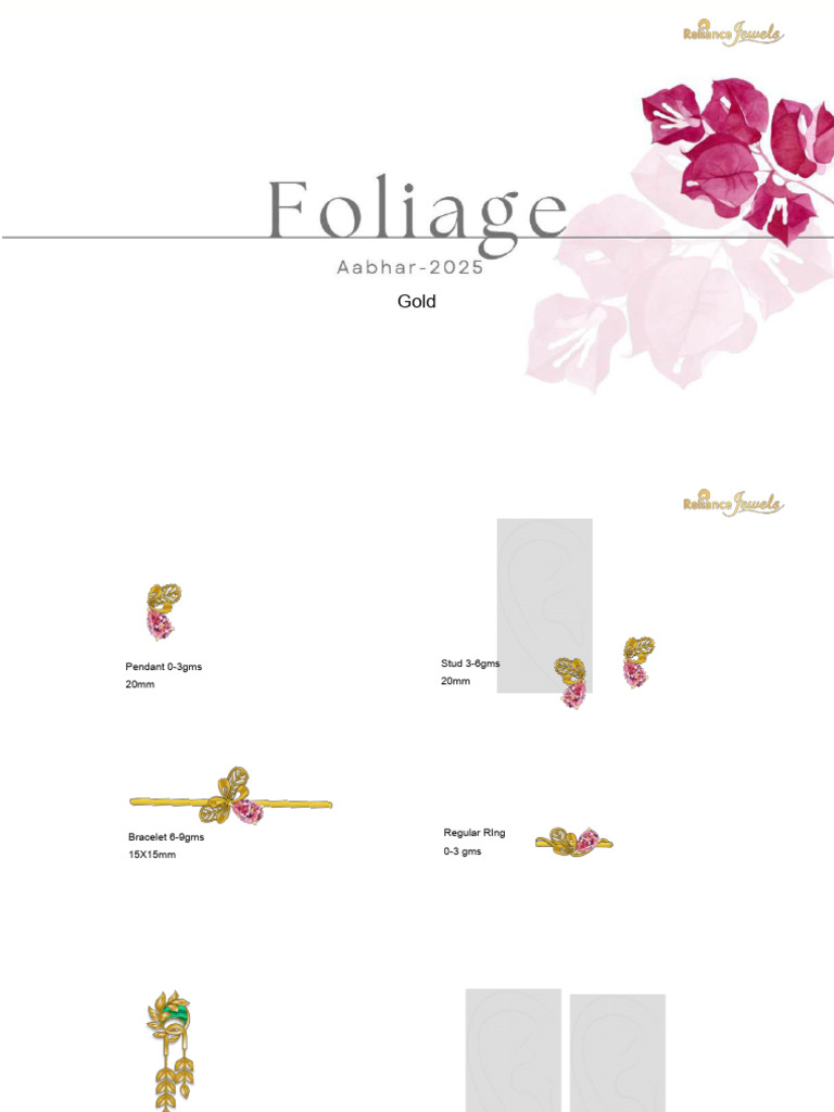 Final Gold Designs - pptx-01 | PDF | Softlines (Retail) | Jewellery