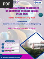 ICPS 2025 - Call For Papers | PDF | Electrical Grid | Smart Grid