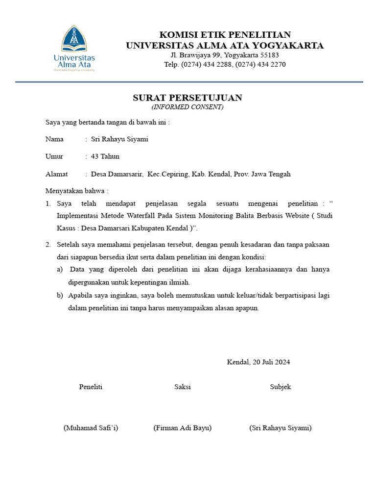 Informed Consent.docx | PDF