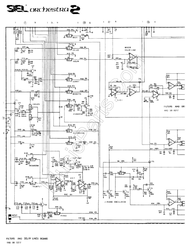 Siel Orchestra 2 Schematics | PDF