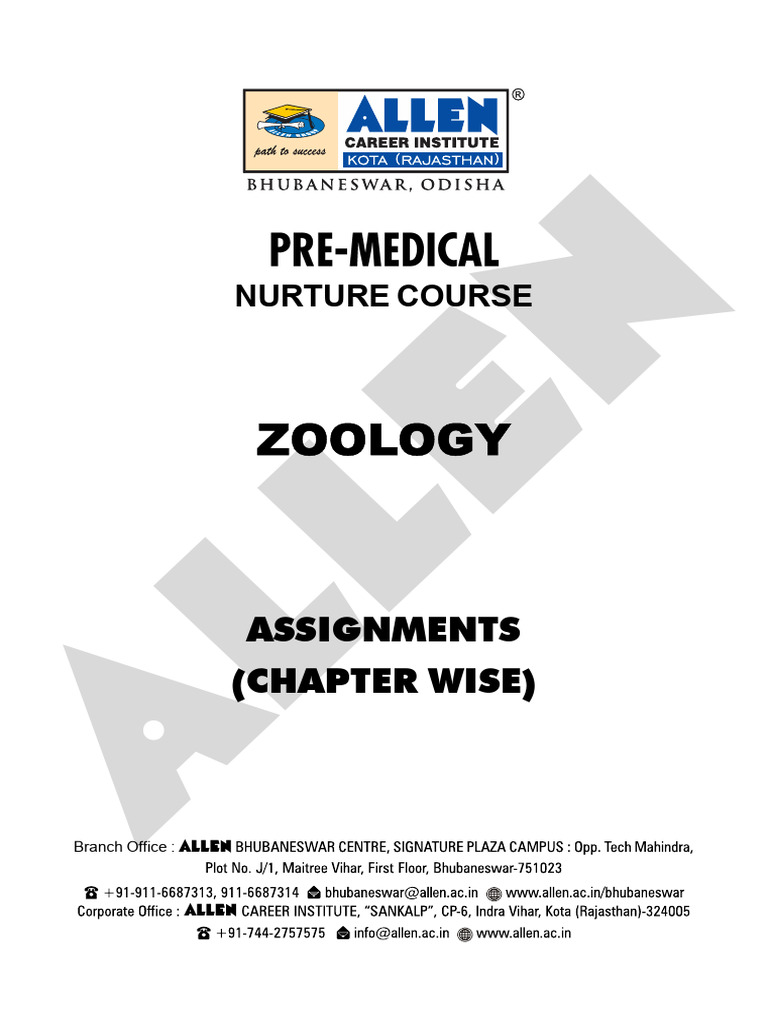 Zoology Assignments: Animal Kingdom Overview | PDF | Protozoa