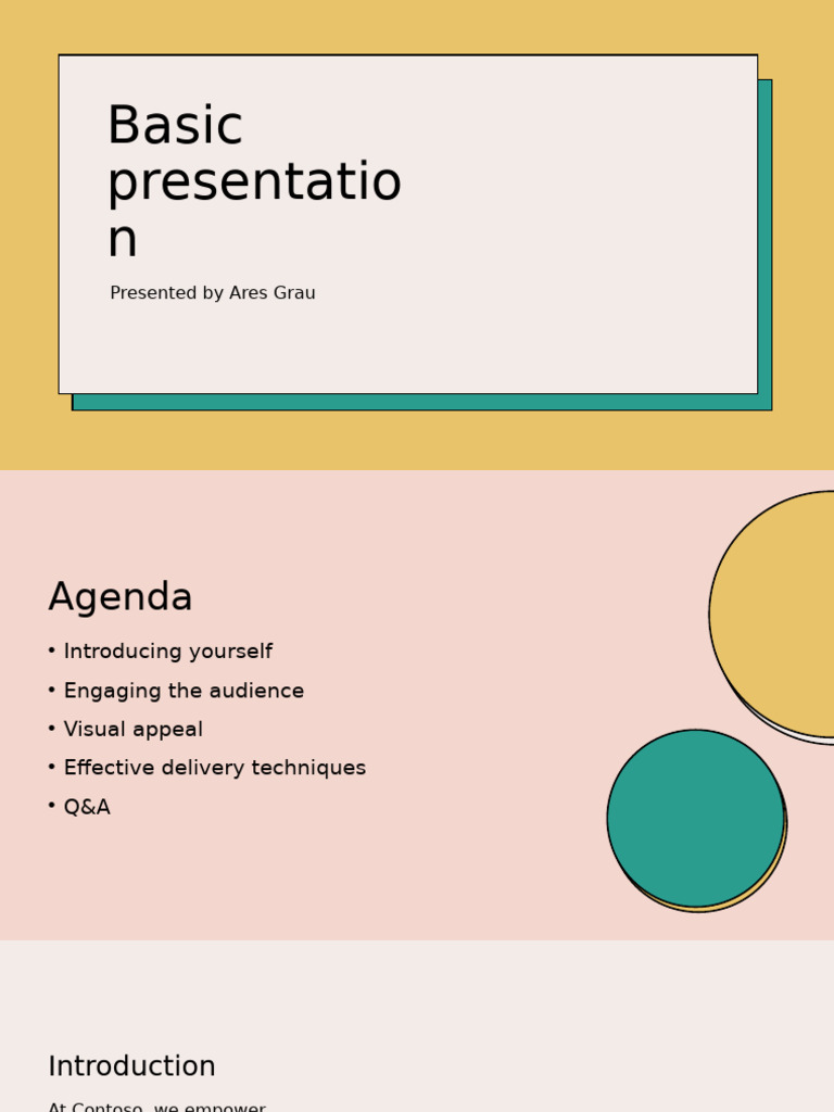 Presentation | PDF | Body Language | Human Communication