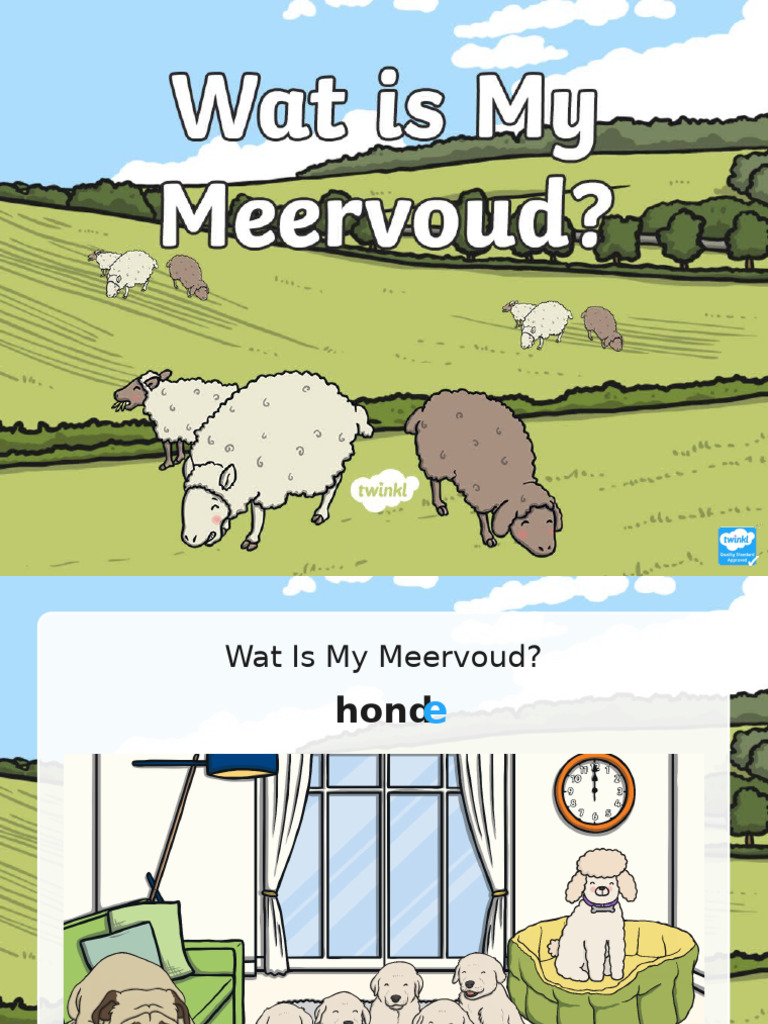 Za HL 197 Wat Is My Meervoud Powerpoint Ver 1 | PDF