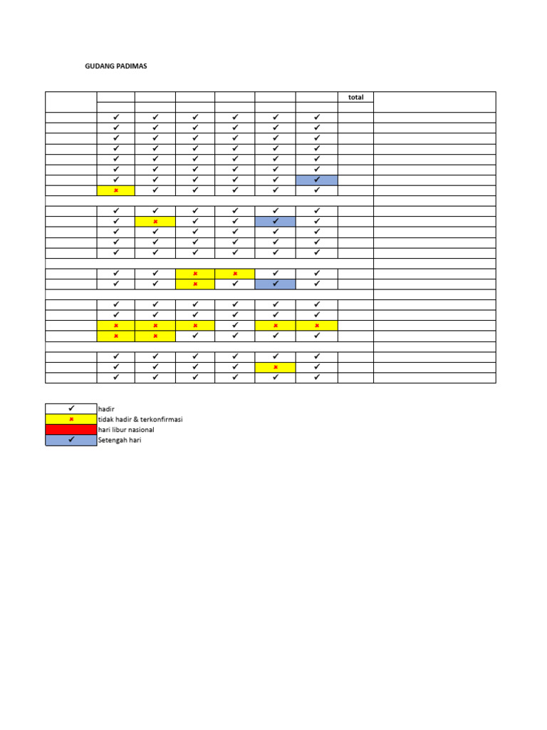 Absen Tukang-2 | PDF