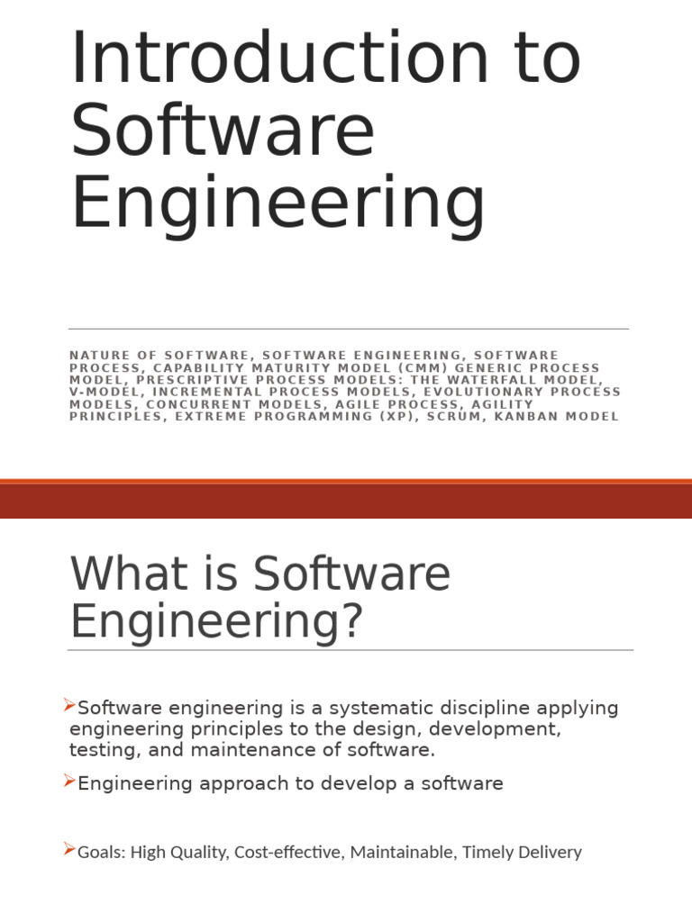 Overview of Software Engineering Principles | PDF | Software ...