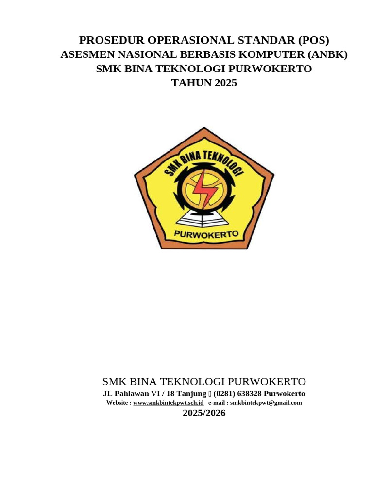 POS ANBK 2025 SMK Bina Teknologi | PDF