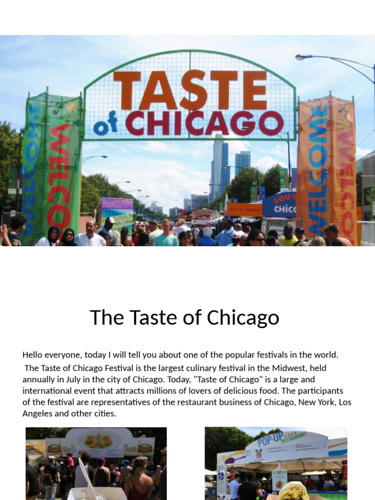 Taste of Chicago Festival Overview | PDF