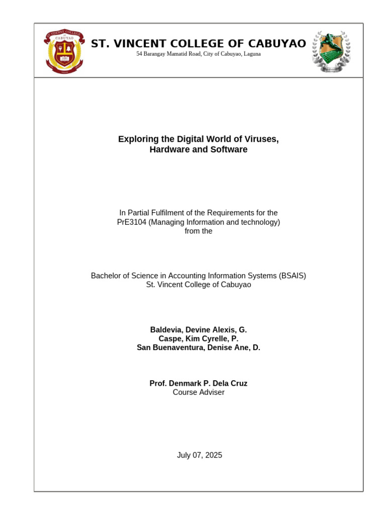 Students Cover Page | PDF