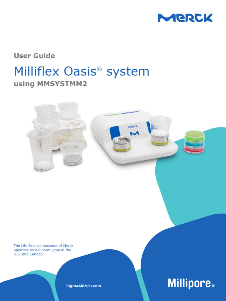 Milliflex Oasis System User Guide | PDF | Filtration | Pump