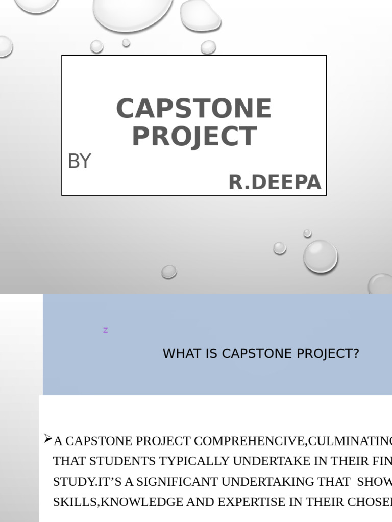 Capstone Project | PDF