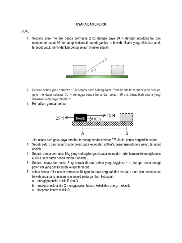 Usaha Dan Energi | PDF