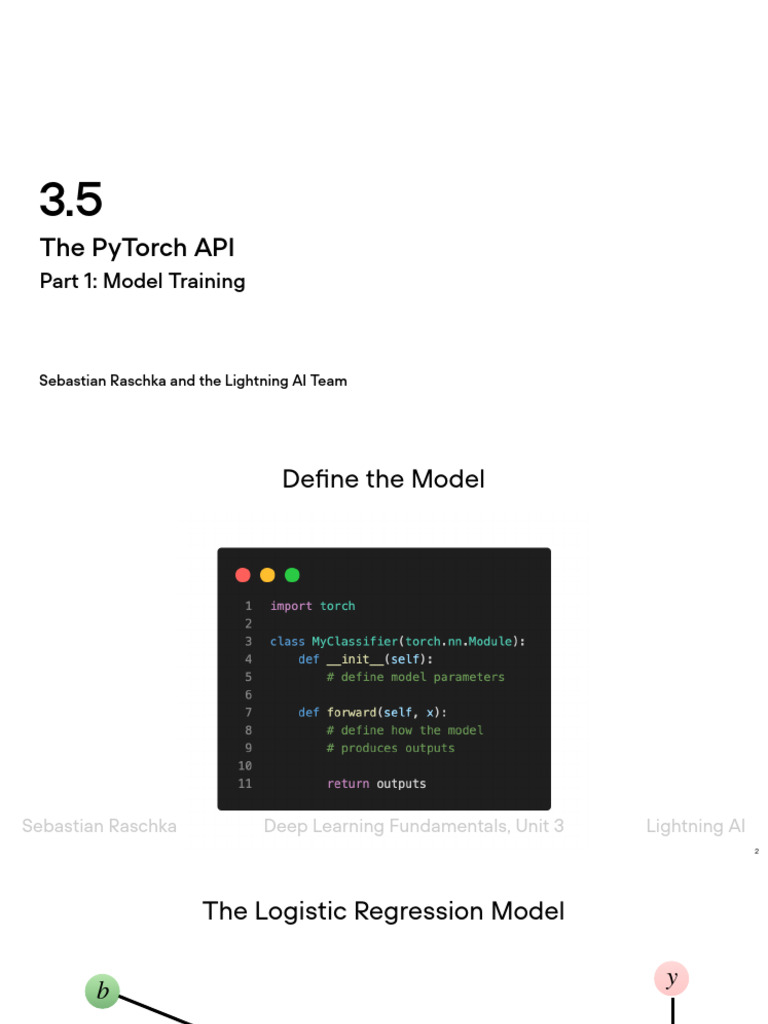 3.5-Pytorch-API-part1 Slides | PDF