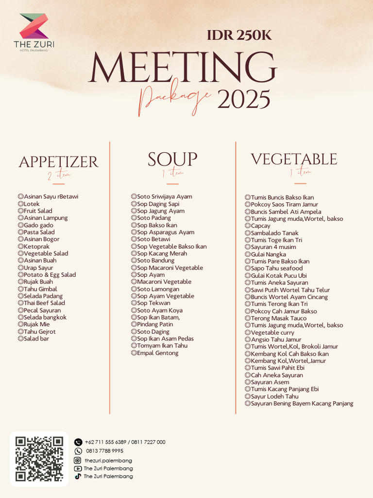 Meeting Package 250k | PDF | Cooking | Food And Drink