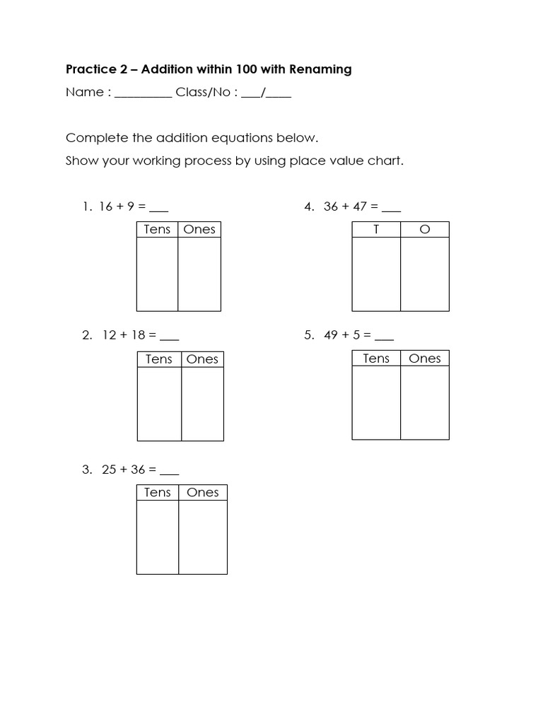 Practice 2 Adding With Renaming | PDF