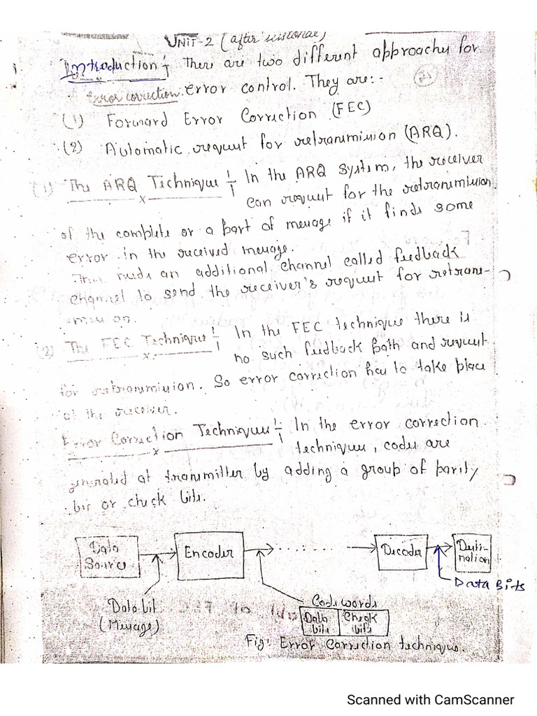 Unit-2 ARQ (Sliding Window Protocol) | PDF