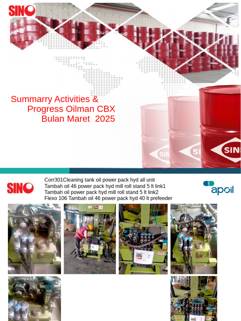 Ringkasan Kerja Oilman Maret 2025 (Autosaved) | PDF