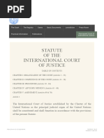 ICJ Statute: Court Organization | PDF | Judgment (Law) | International Law