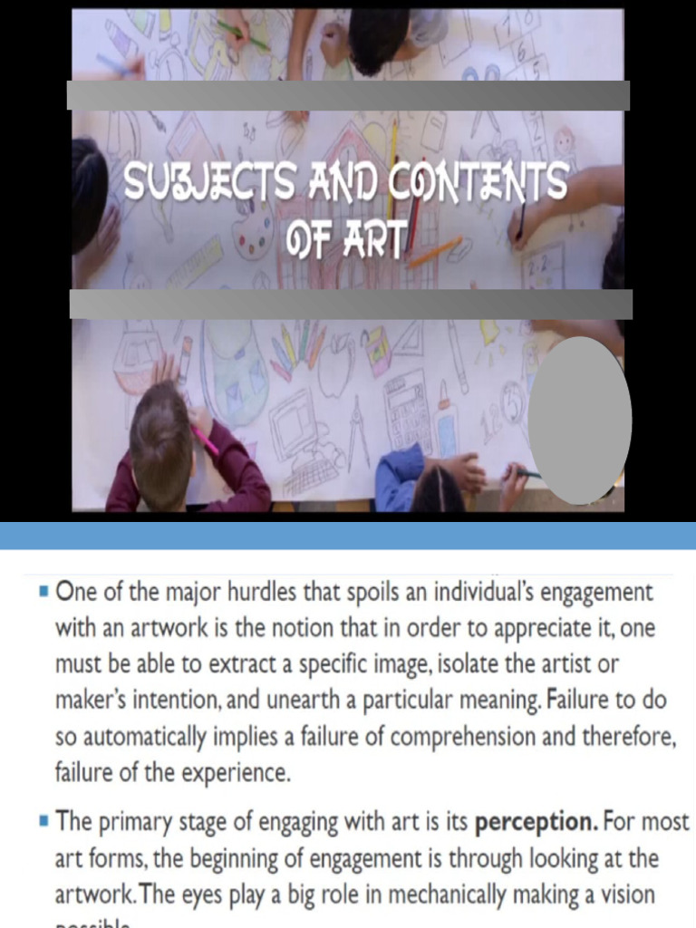 Understanding Art Subjects and Sources | PDF | Representation (Arts ...