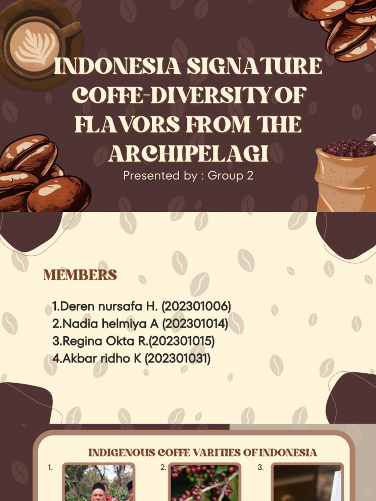 Pdf. Pdf. Indonesia Signature Coffee PDF | PDF