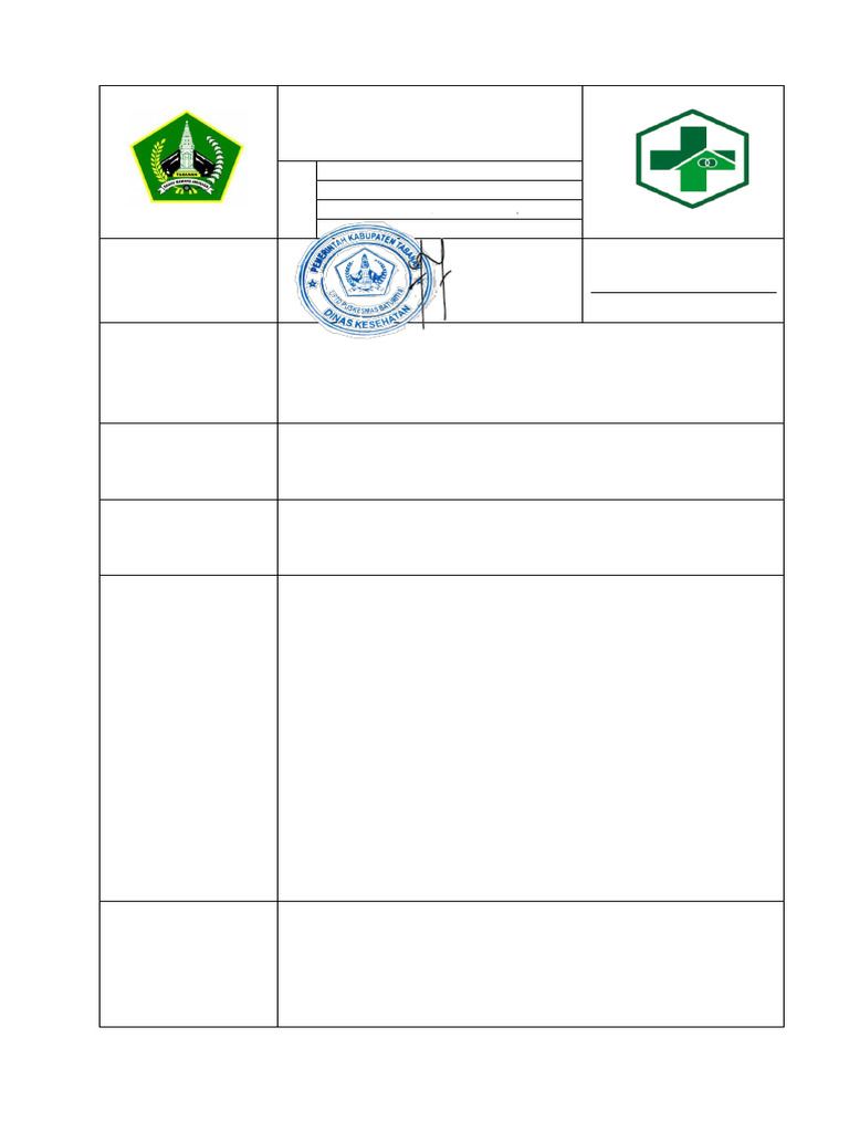 SOP Pengawasan Retribusi Daerah BLUD Puskesmas Baturiti II | PDF