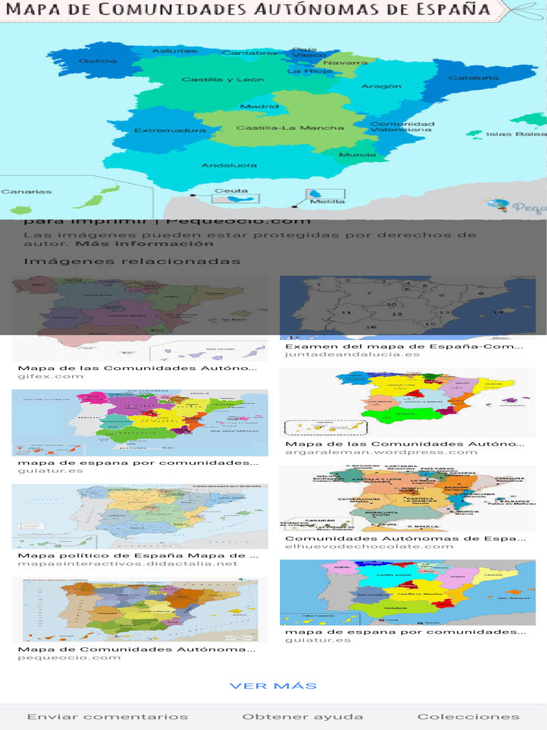 Mapa de España Por Comunidades - Búsqueda de Google | PDF