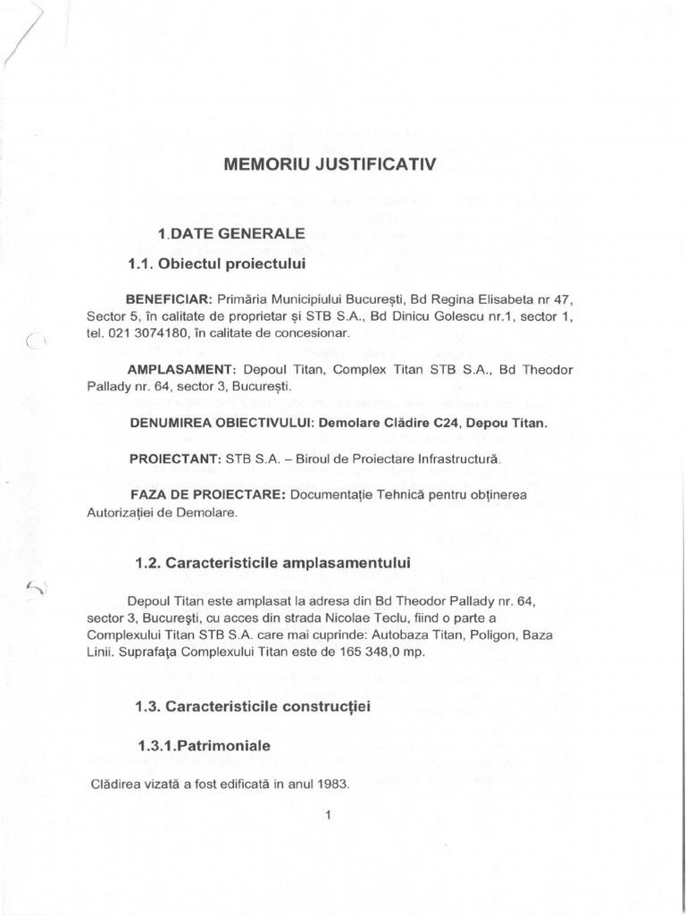 Memoriu C24 | PDF