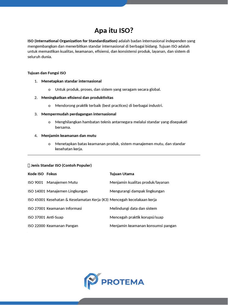 Apa itu ISO | PDF