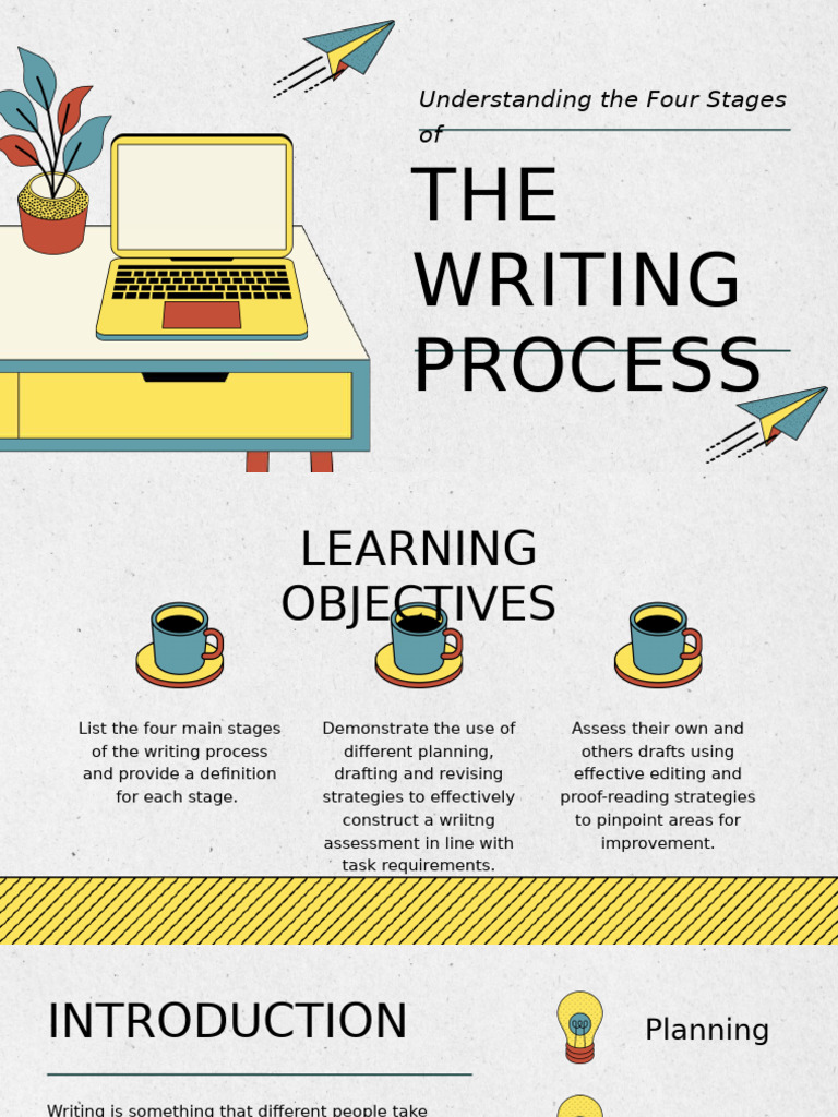 Steps To The Writing Process Presentation | PDF | Proofreading | Phrase