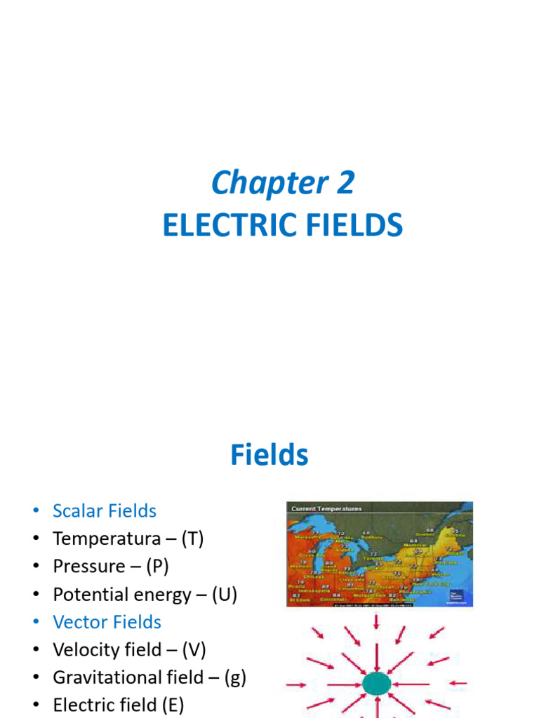 Chapter 2 Electric Fields PDF | PDF | Electric Field | Force