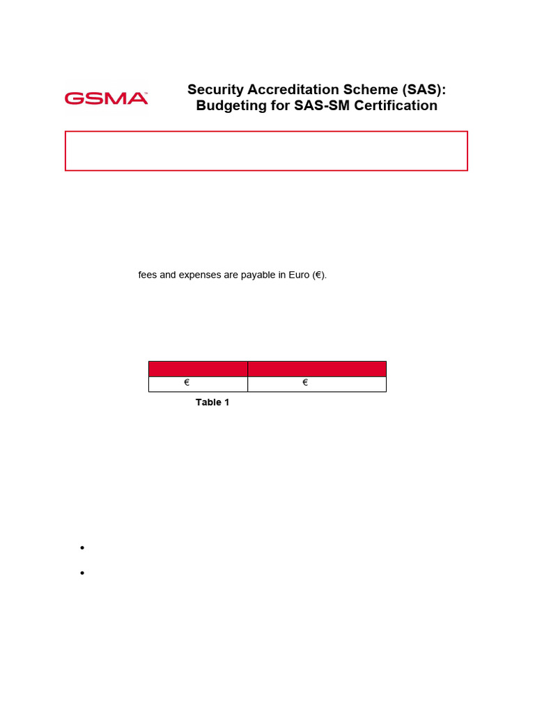 SAS - SM Costs Guidance v10 | PDF | Audit | Auditor's Report