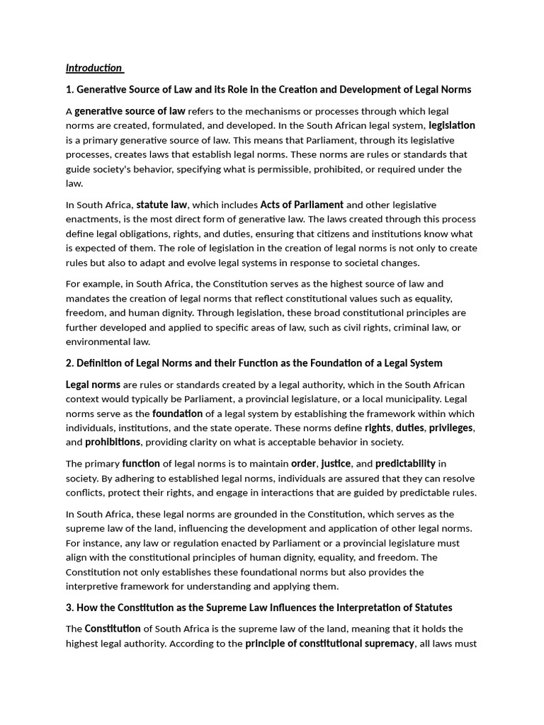 Introduction Learning Outcomes | PDF | Statutory Interpretation ...
