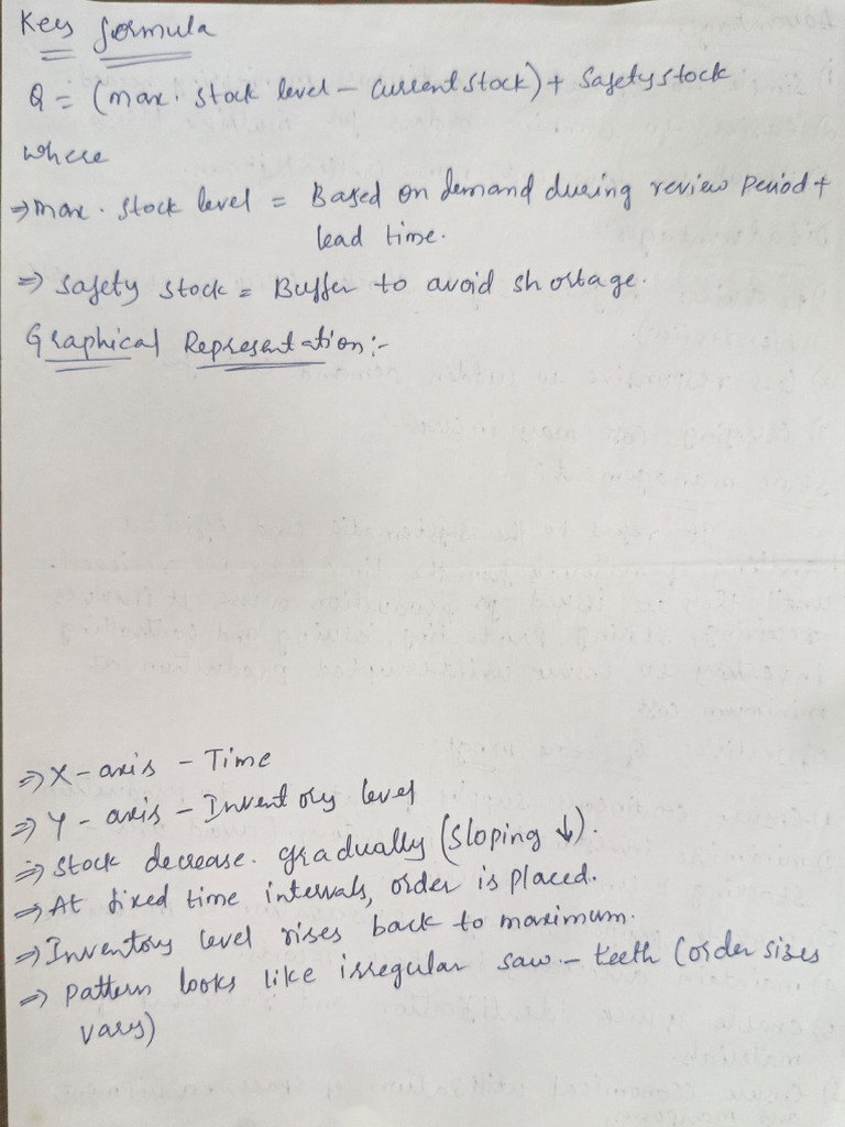 OE-1 UNIT - 2 Continuation | PDF | Inventory | Logistics