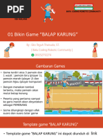 Tutorial Game Lompat di Scratch | PDF