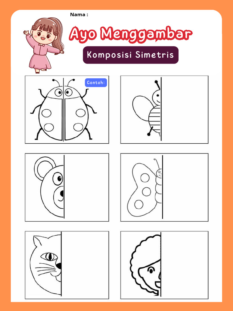 LKPD Komposisi Simetris | PDF