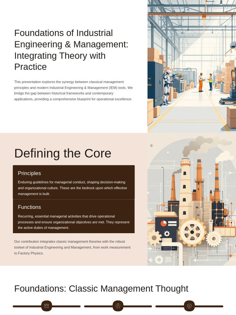 Integrating Industrial Engineering & Management | PDF | Lean ...