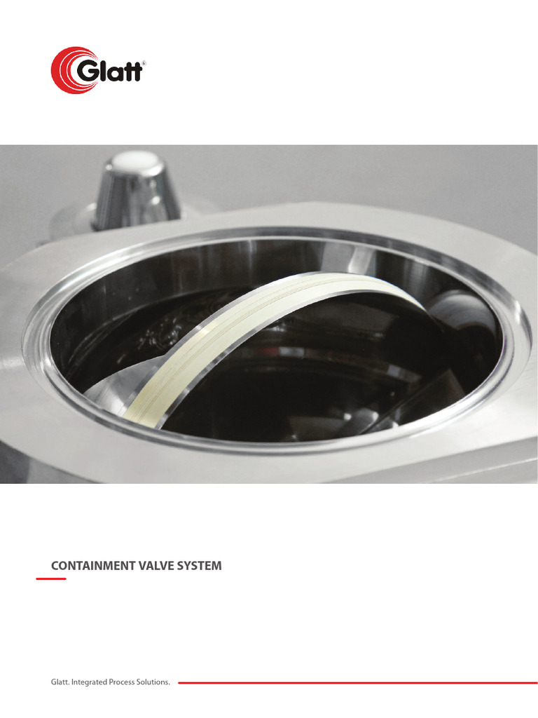 Glatt Containment Valve System TKS | PDF