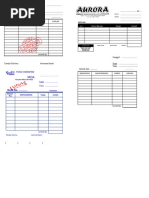Template Nota Kosong Excel | PDF