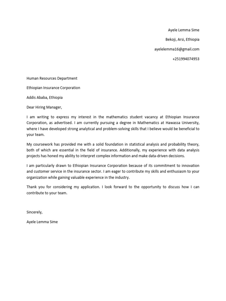 Mathematics Graduate Job Application | PDF | Mathematics
