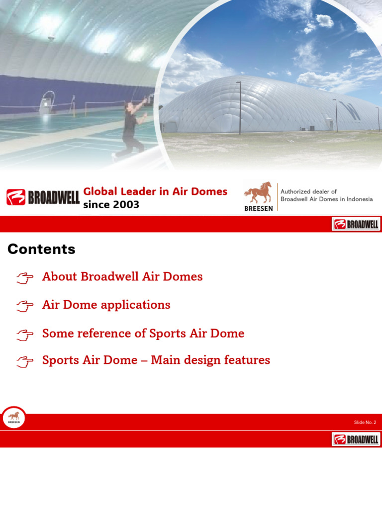 Broadwell Air Domes Overview and Benefits | PDF