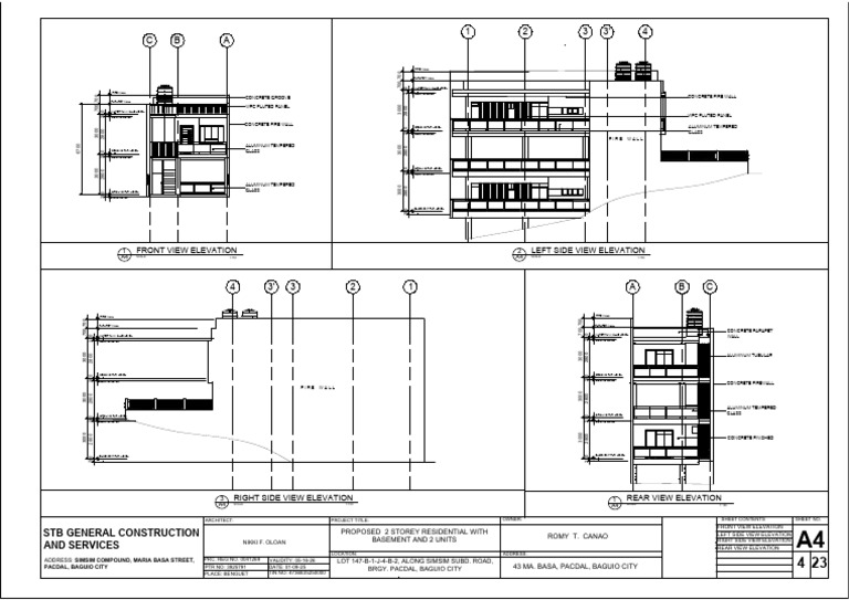 A4 | PDF | Wall | Architectural Elements
