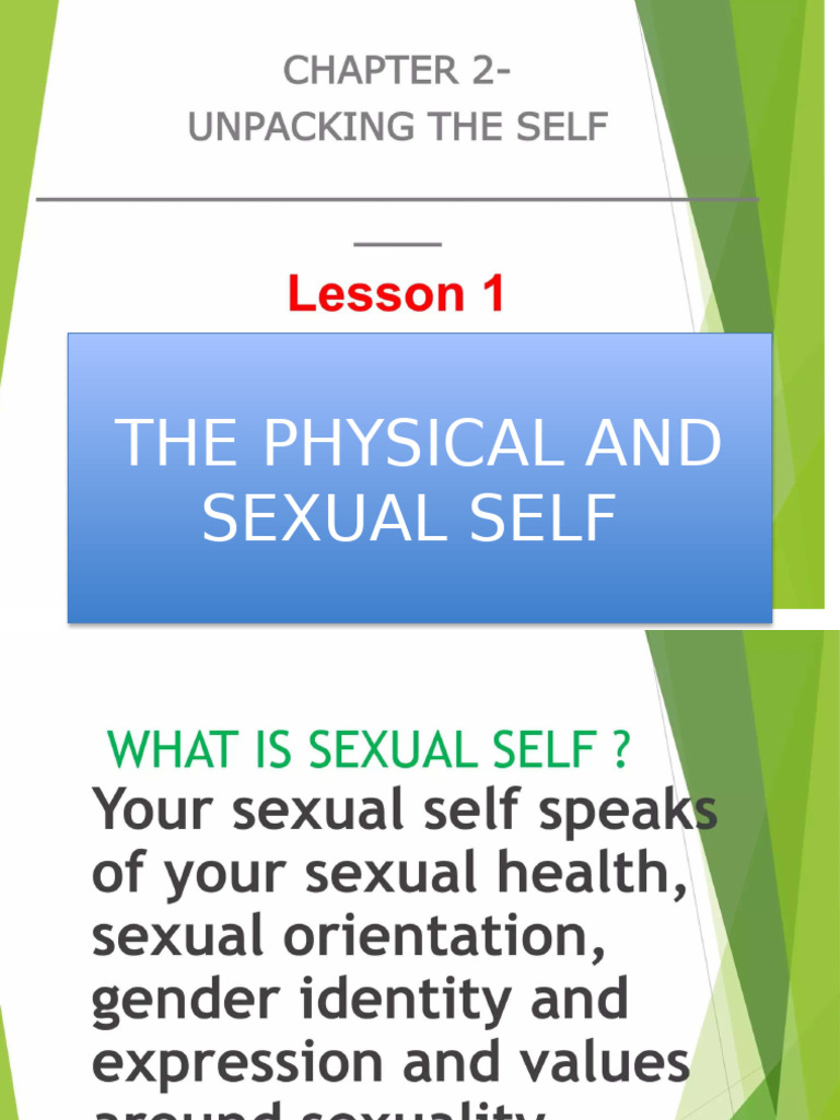Uts Lesson1chapt.2 Physical and Sexual Self | PDF