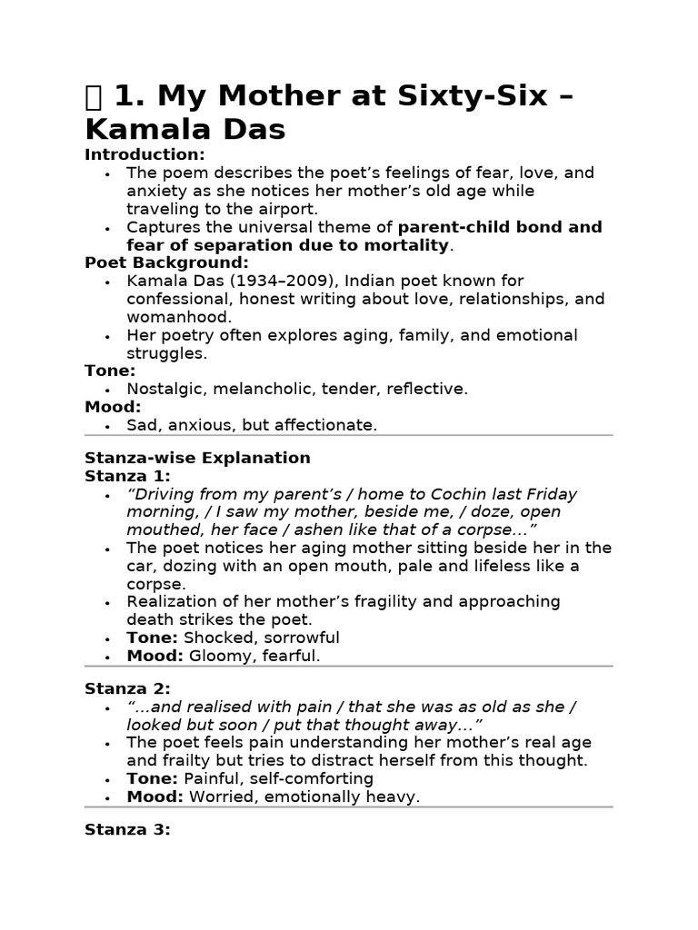 Class 12 English Poems Overview | PDF | Poetry | John Keats