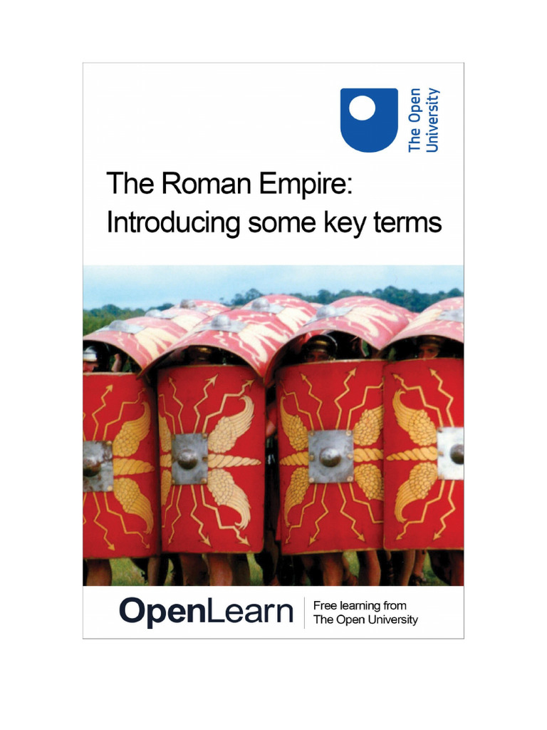 The Roman Empire Introducing Some Key Terms | PDF | Roman Republic | Pompey